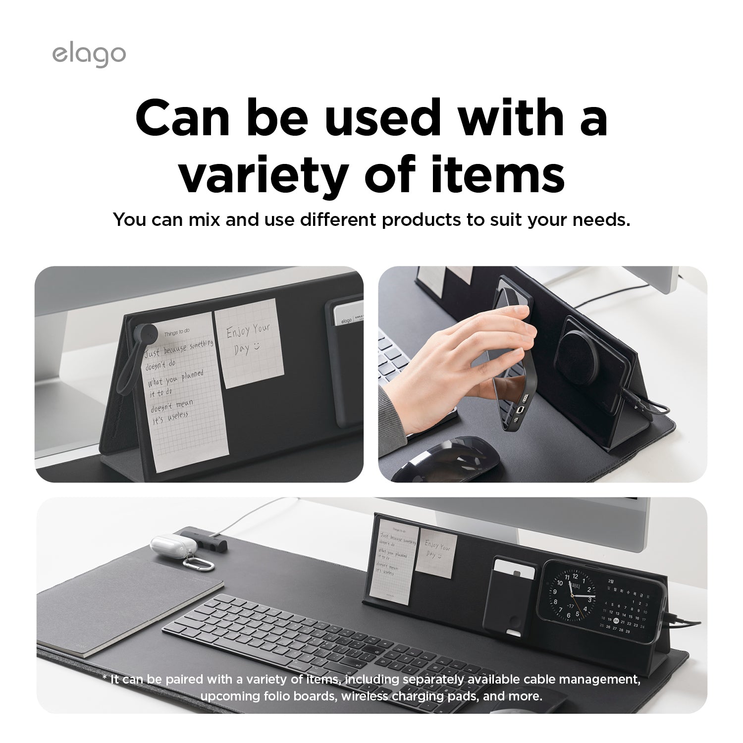 Organize Your Desk with Smart Magnetic Desk Mat [2 Colors] | elago.com