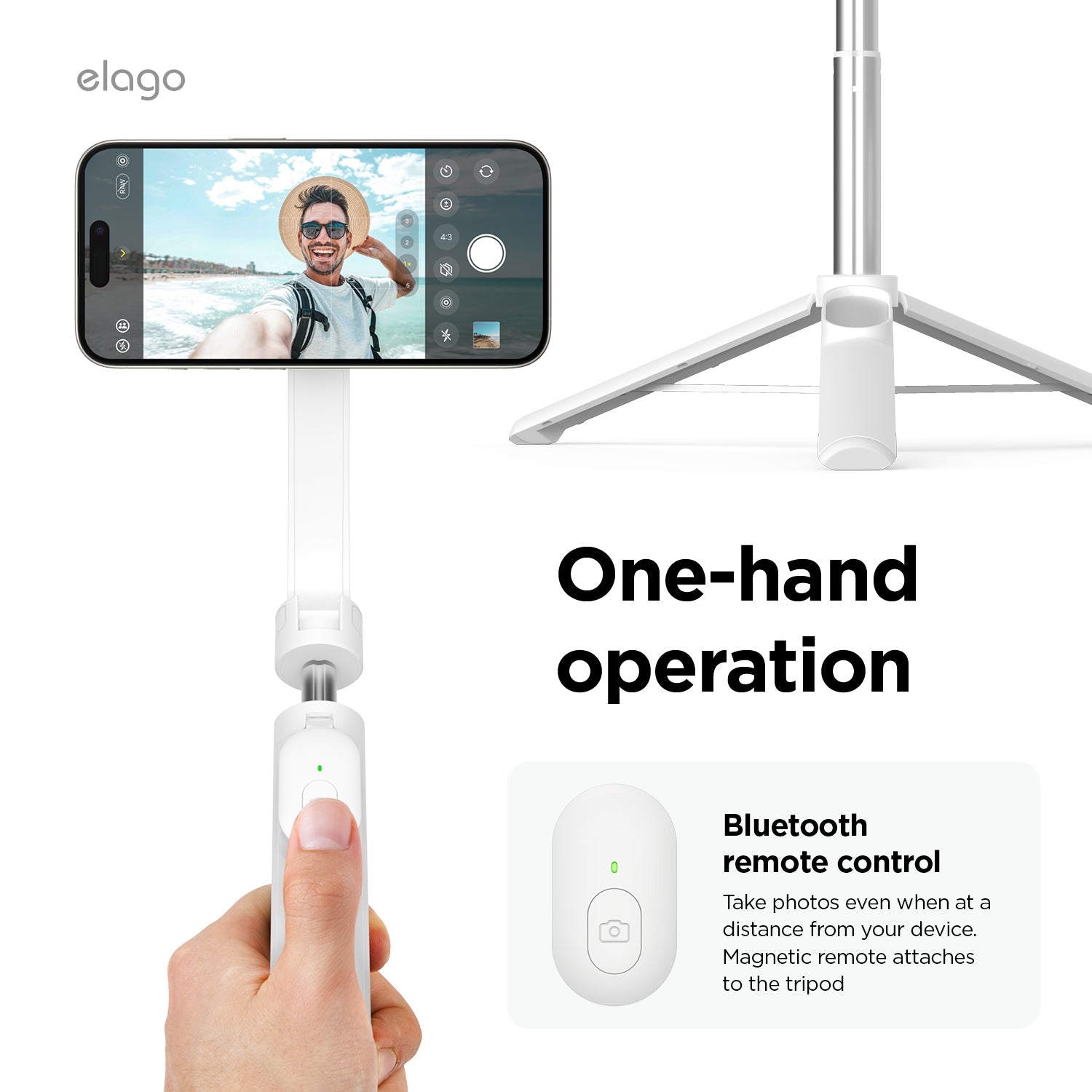 MagSafe Selfie Stick for All Phones - elago