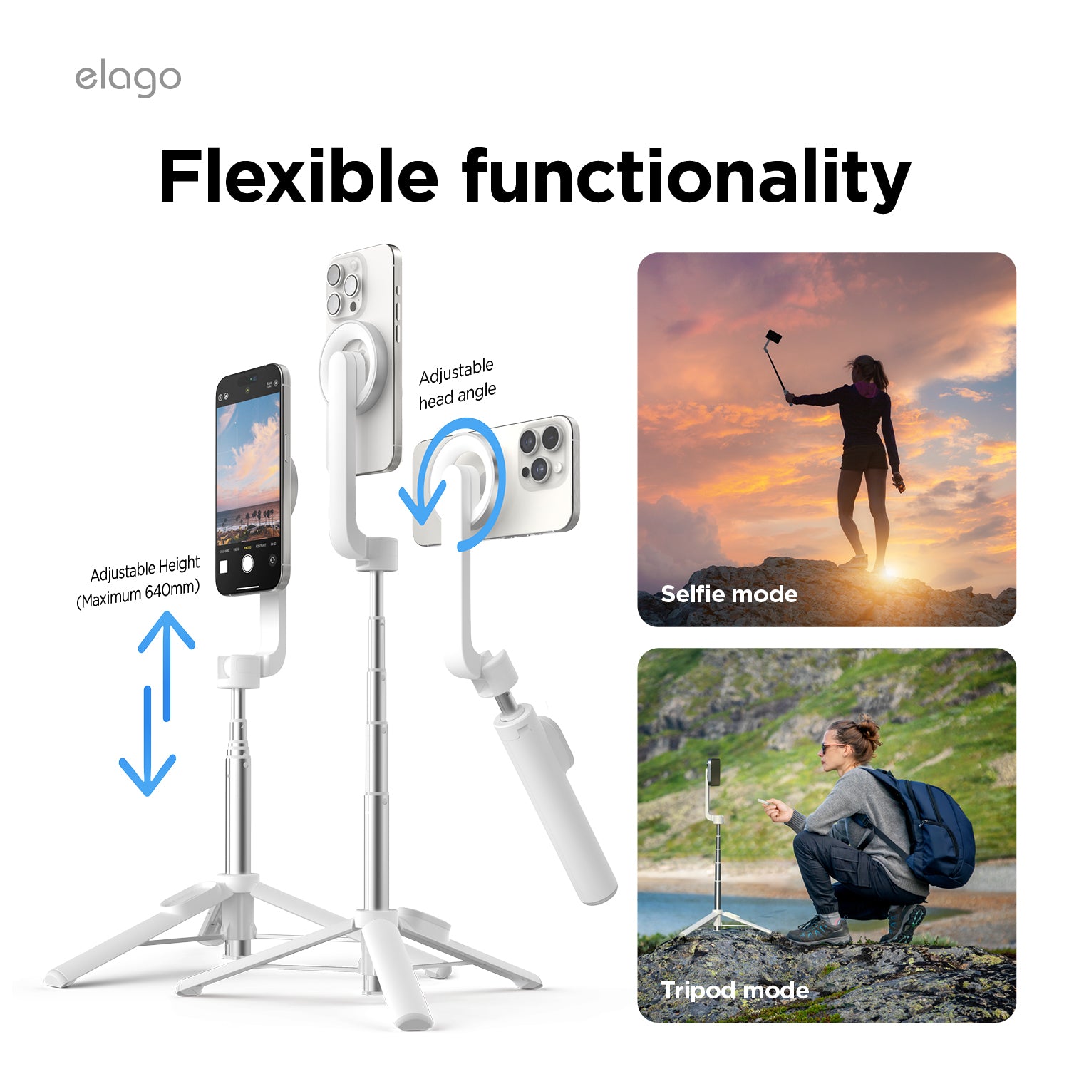 MagSafe Selfie Stick for All Phones - elago