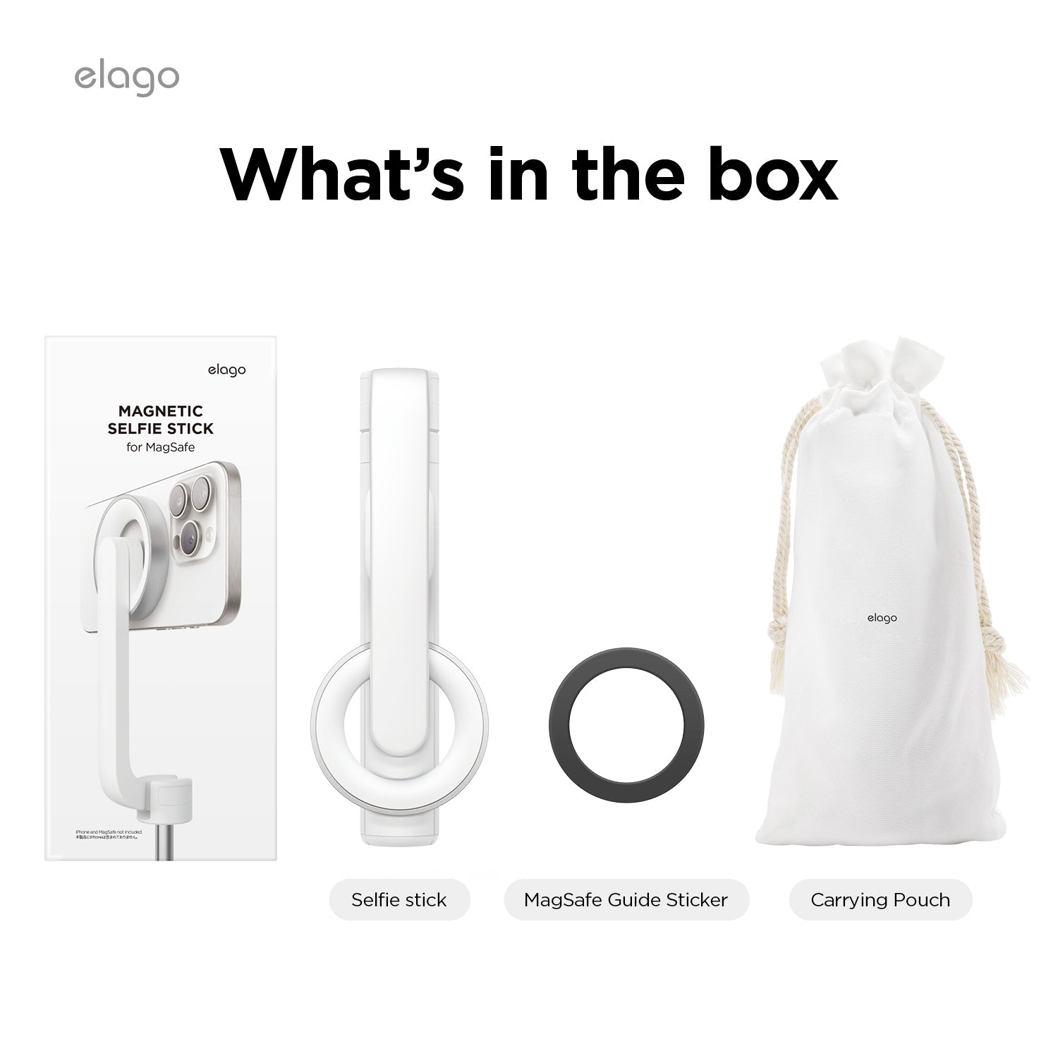 MagSafe Selfie Stick for All Phones - elago