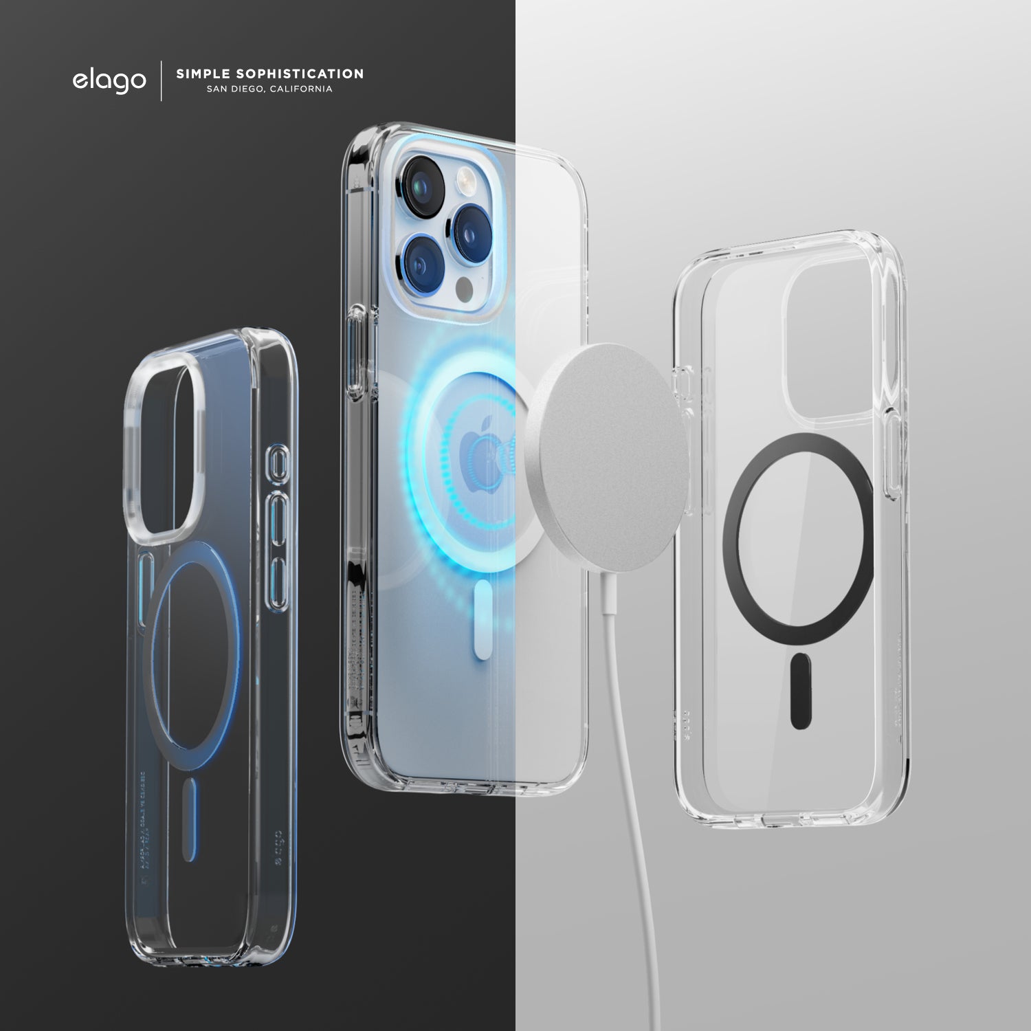 Elago MagSafe Hybrid Clear Case for iPhone 15 Pro